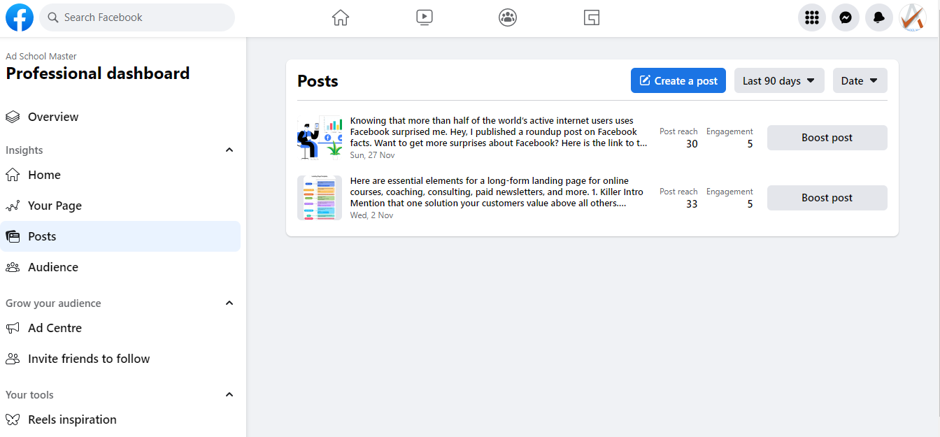 How to Increase Facebook Organic Reach in 2024 - adschoolmaster